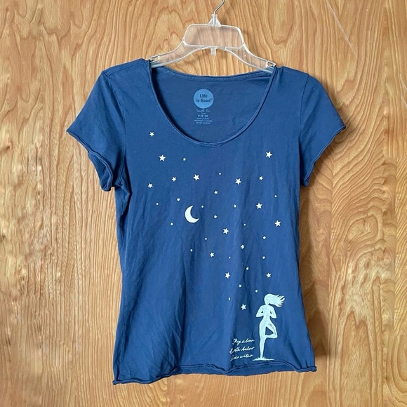 Life Is Good | Tops | Life Is Good Fitted Smooth T Tree Pose Graphic ...